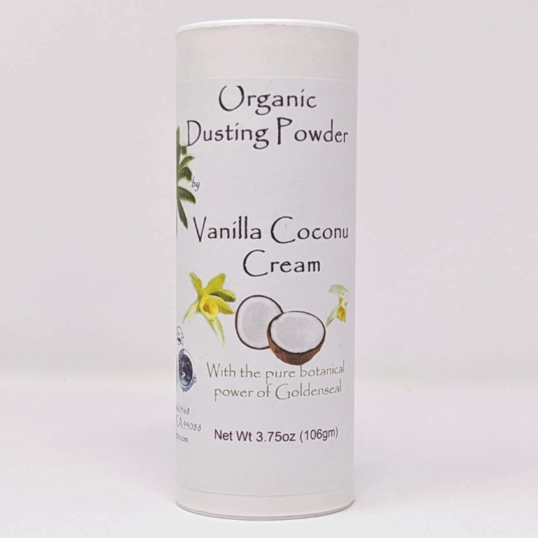 Vanilla Coconut Cream Organic Dusting Powder - Tres Spa Store